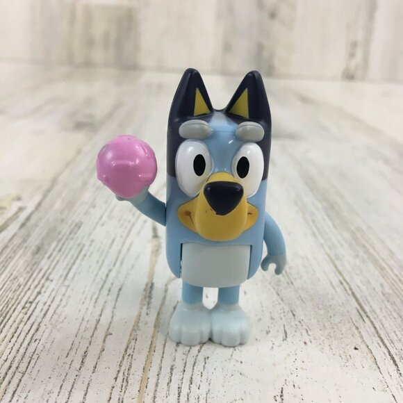 moose toys | Toys | Bluey Ice Cream Action Figure Heeler Blue New Rare ...